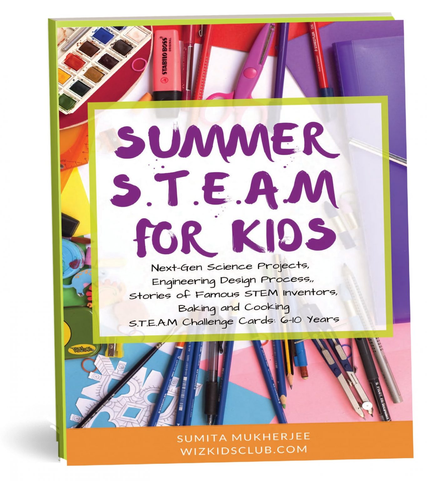 Summer STEAM for kids book – WIZKIDS CLUB
